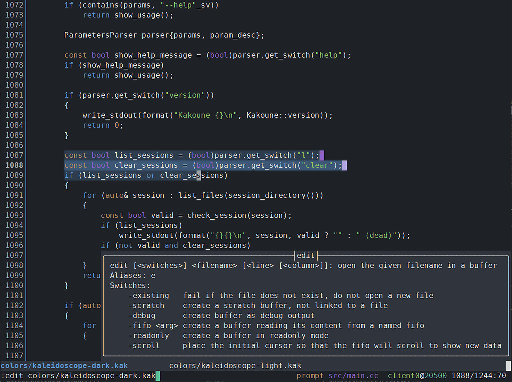 Kakoune-mysticaltutor, a flat low-contrast colorscheme - Plugins ...