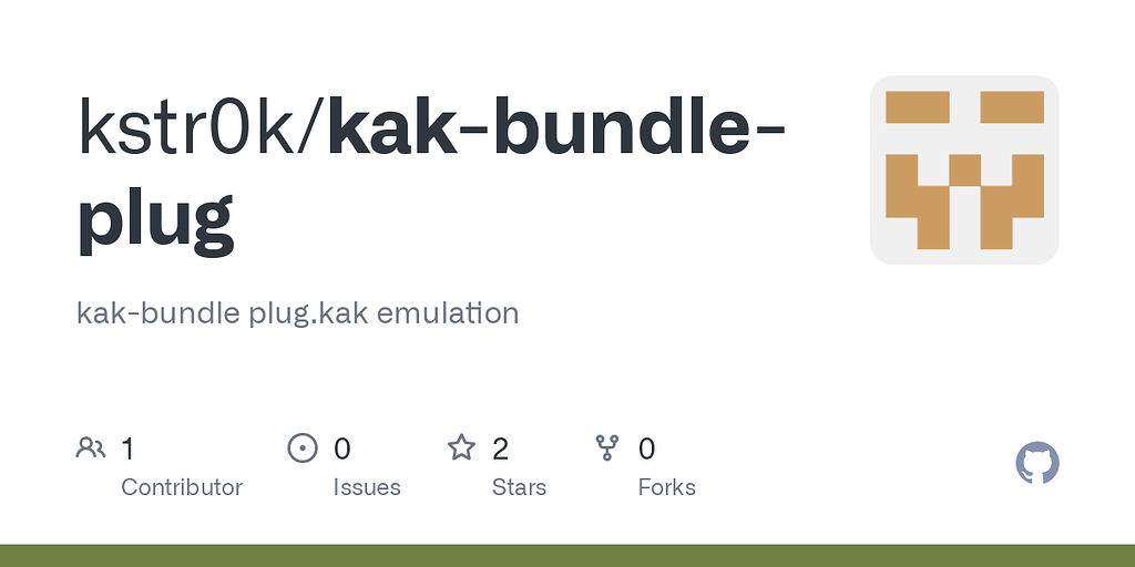 A New Plugin Manager Kak Bundle Plugins Kakoune Community Hub
